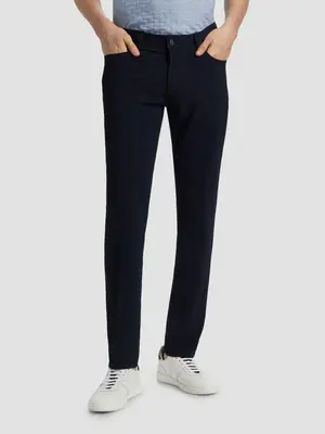 Emporio Armani Techno Corduroy Pants - Navy