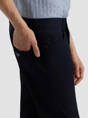 Emporio Armani Techno Corduroy Pants - Navy