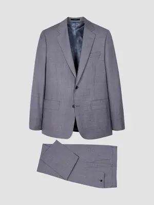 Paul Smith Tailored-fit Two-button Wool Suit - Light Blue