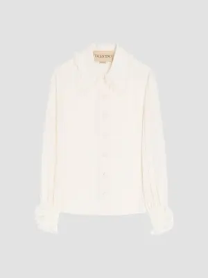 Valentino Garavani Crepe De Chine Shirt - Ivory