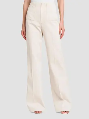 Philosophy Di Lorenzo Serafini Diagonal Canvas Trousers