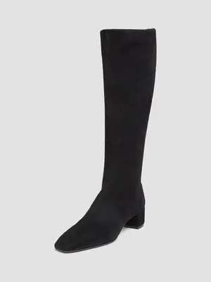 AQUAZZURA Saint Honoré 35mm Suede Knee-high Boots
