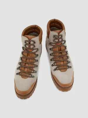Manolo Blahnik Janka Leather Hiking Boots