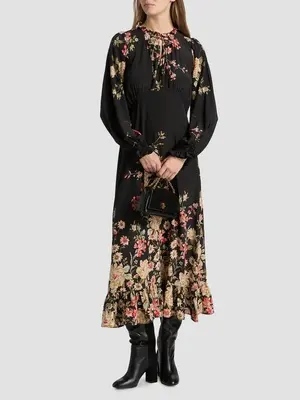 Sea Jolie Floral Print Midi-dress
