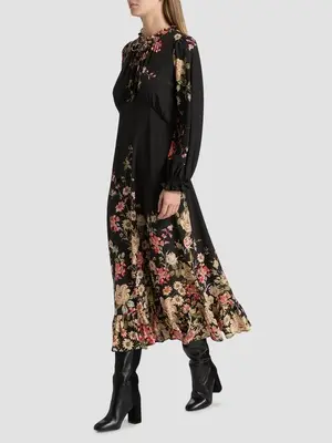 Sea Jolie Floral Print Midi-dress