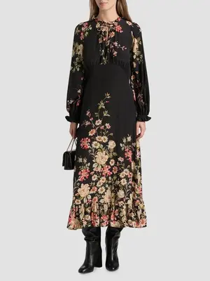 Sea Jolie Floral Print Midi-dress