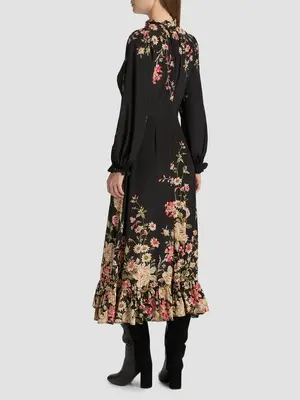 Sea Jolie Floral Print Midi-dress