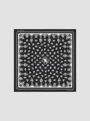 Givenchy Bandana In Cotton And Silk - Black