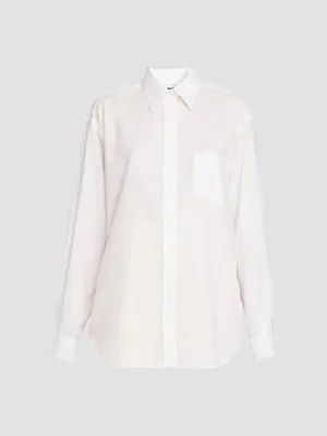 Moschino Cotton Poplin Blouse Multi White