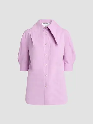 Moschino Cotton Poplin Blouse - Violet