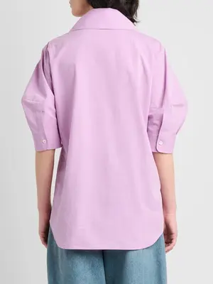 Moschino Cotton Poplin Blouse - Violet
