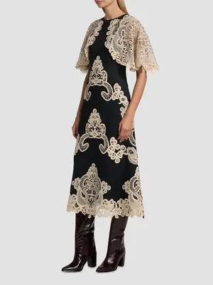 Sea Medina Lace Midi-dress