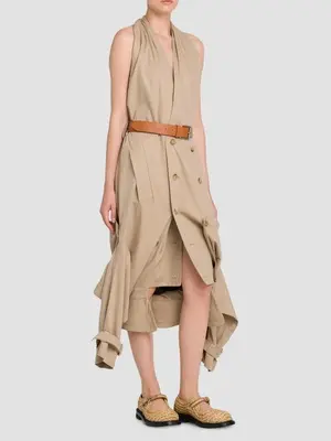 Moschino Reconstructed Halter Trench Dress