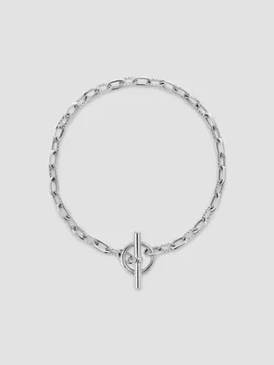 David Yurman Dy Madison Toggle Chain Bracelet In Sterling 3mm