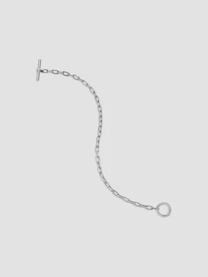 David Yurman Dy Madison Toggle Chain Bracelet In Sterling 3mm