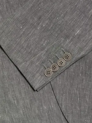 Giorgio Armani Notch Lapel Linen-wool Blazer