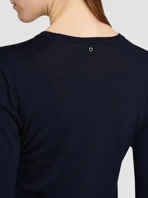 FERRAGAMO Extra-fine Wool Seamless Scoopneck Sweater
