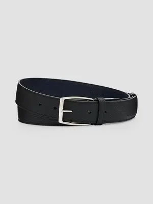 Dunhill Grained Leather Belt - Black