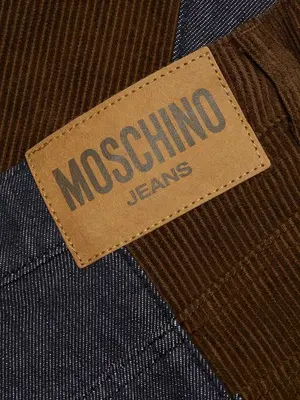 Moschino Mix Media Mid-rise Cigarette Jeans