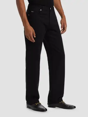 Emporio Armani Five-pocket Straight-leg Pants
