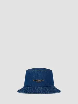 Givenchy Bob Bucket Hat In Denim - Blue