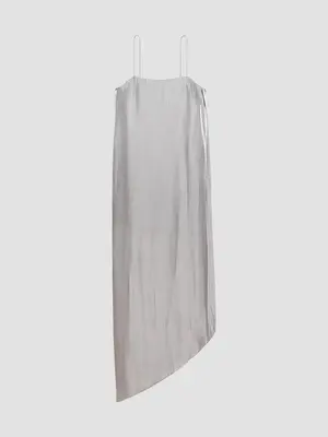 Helmut Lang Fluid Asymmetric Maxi Slipdress