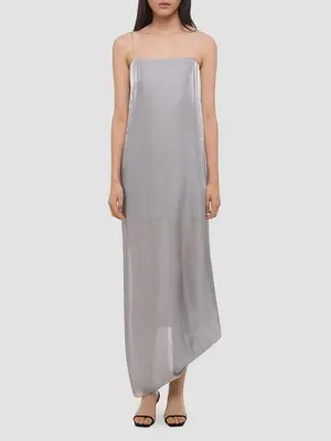 Helmut Lang Fluid Asymmetric Maxi Slipdress