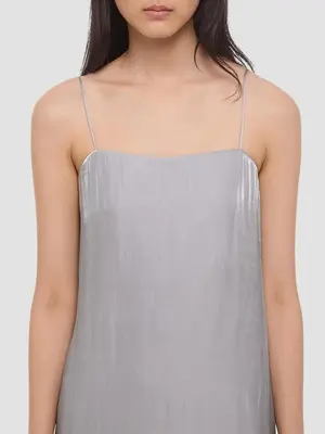Helmut Lang Fluid Asymmetric Maxi Slipdress