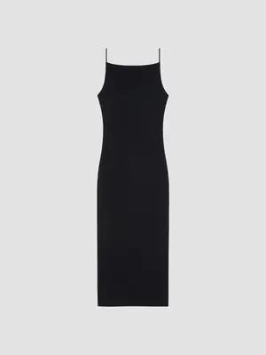 Givenchy Straps Dress With Draped Back - Black