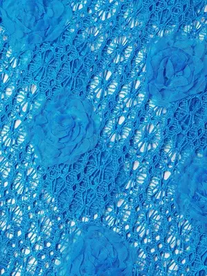 MILLY 3d Floral Crochet Cover-up Dress