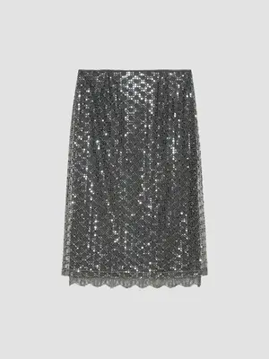 Marella Sequinned And Beaded Skirt
