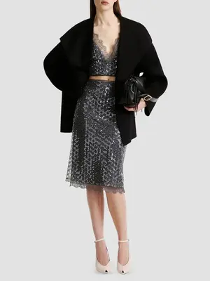 Marella Sequinned And Beaded Skirt