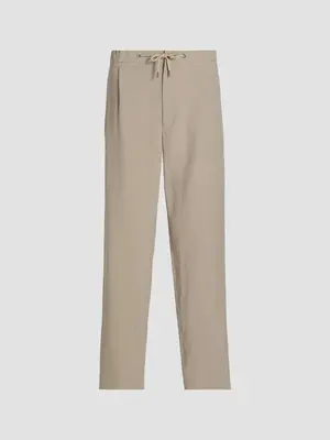 Giorgio Armani Linen Drawstring Pants - Solid Light