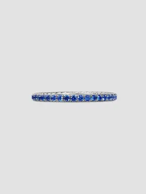 David Yurman Dy Eden Band Ring In Platinum - Silver