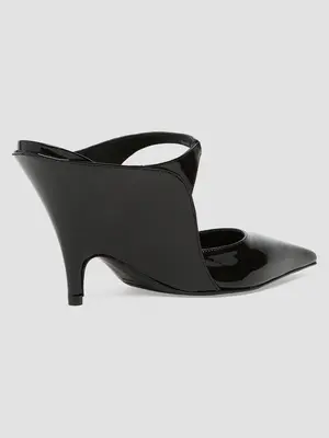 FERRAGAMO Jasir 95mm Patent Leather Stiletto Mules