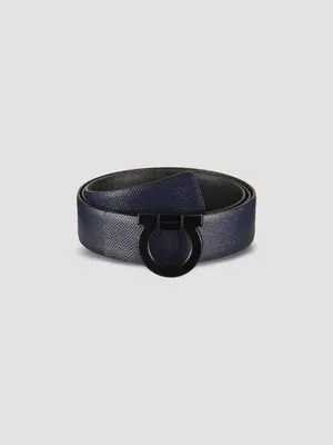 FERRAGAMO Fixed Reversible Gancini Belt