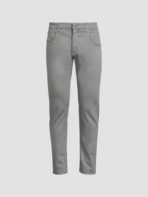 PT TORINO Soft-stretch 5-pocket Pants - Grey