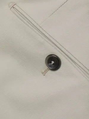 PT TORINO High-performance Wool Button-tab Slim Trousers - Beige