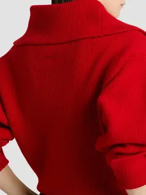 Givenchy Zipped Cardigan In Wool And Cashmere