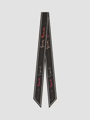 Givenchy Bandeau In Silk With Signature - Multicolored