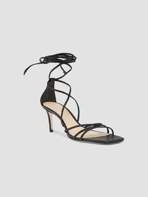 22ÉLEVÉ 70mm Braided Leather Sandals