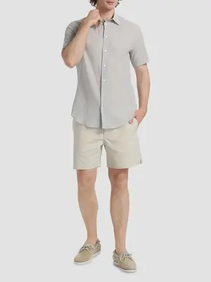 Emporio Armani Solid Cotton Button-front Shirt