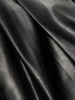 Michael Kors Dru Pleated Faux-leather Tapered Pants