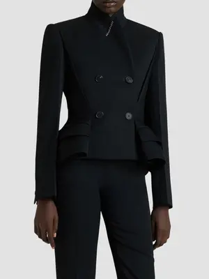 Givenchy Pinch Double-breasted Jacket In Wool