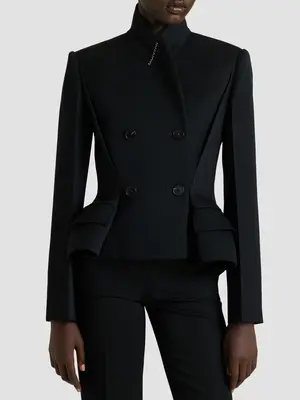 Givenchy Pinch Double-breasted Jacket In Wool