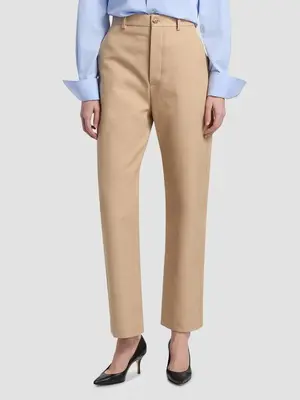 Wardrobe.NYC Drill Twill Cotton Straight-leg Trousers