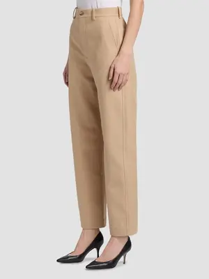 Wardrobe.NYC Drill Twill Cotton Straight-leg Trousers