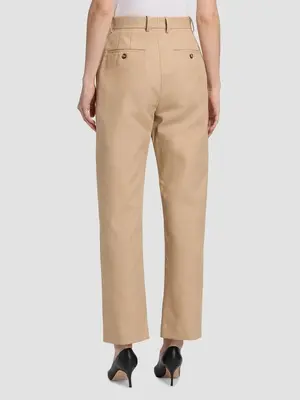 Wardrobe.NYC Drill Twill Cotton Straight-leg Trousers