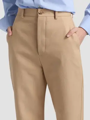 Wardrobe.NYC Drill Twill Cotton Straight-leg Trousers