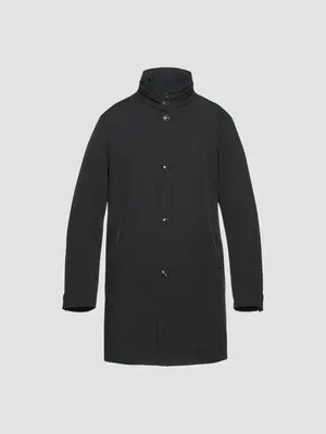 NORWEGIAN WOOL Slim-fit Longline Trench Coat
